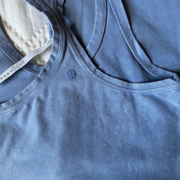 lululemon athletica | Tops | Lululemon Racerback Blue Denim Dye | Poshmark